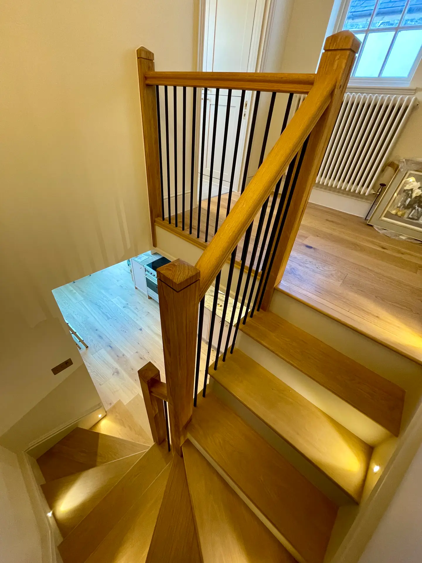 Stunning Cut String Double Winder Staircase in Bristol - The Stair Guys